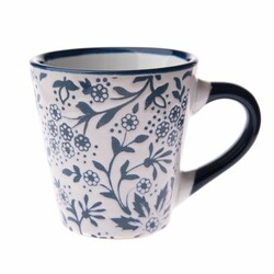 Keramický hrnček Modrý kvet, 80 ml | 4home - pohodlie domova