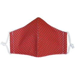 Ústní bavlněná rouška Puntík mini červená - děti 3 - 6 let | 4home ...