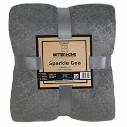 Deka Sparkle Geo, šedá, 150 x 200 cm | 4home - pohodlí domova