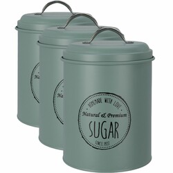 Set de cutii metalice Excellent Houseware pentrualimente 13,5 x 18 cm ...