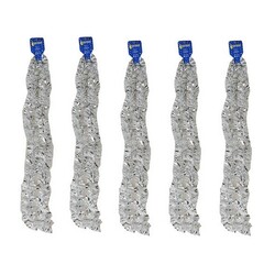 Karácsonyi füzér készlet 7 x 200 cm, 5 db-os, ezüst | 4home - az otthon ...