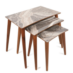 Odkládací stolek Siv, 3 ks | 4home - pohodlí domova