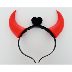 Plastové svítící rohy pro čerta, LED, 19 x 19 cm | 4home - pohodlí domova