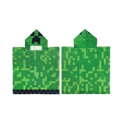 Minecraft Poncho für Kinder Minecraft Creeper Explode, 50 x 115 cm ...