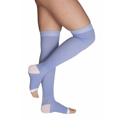 Ciorapi lungi de compresie, albastru | 4home - confortul casei tale