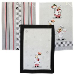 Home Elements Kuchyňská utěrka Kuchař, 50 x 70 cm, sada 3 ks | 4home ...