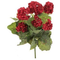Buchet artificial de garoafe roșii, 25 x 25 x 40cm | 4home - confortul ...