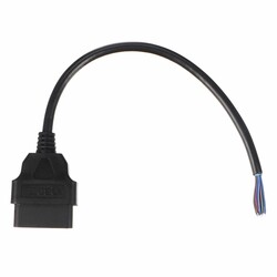 Sixtol OBD-II przedłużacz żeński z 16 pinamizakończony 30 cm kablami ...
