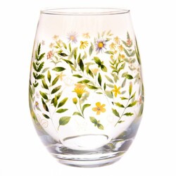Pahar de sticlă Flori de pajiște, 420 ml | 4home - confortul casei tale