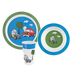 Set de masă pentru copii Orion 3 piese set AUTO | 4home - confortul ...