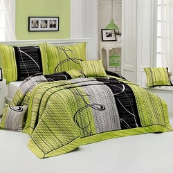 Matějovský Prehoz na posteľ Eternity Green, 220 x 240 cm | 4home ...