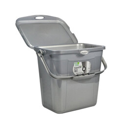 Katex Plastový box na prací prášok 7 l, sivá | 4home - pohodlie domova