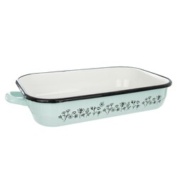 Pekáč smalt zelený LOUKA 34x22 cm | 4home - pohodlí domova