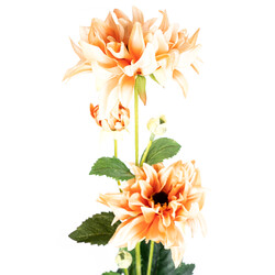 Floare artificială Dalia, în. 75 cm, portocaliu | 4home - confortul ...