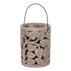 Felinar decorativ Folia, 19 x 25 cm, beton | 4home - confortul casei tale