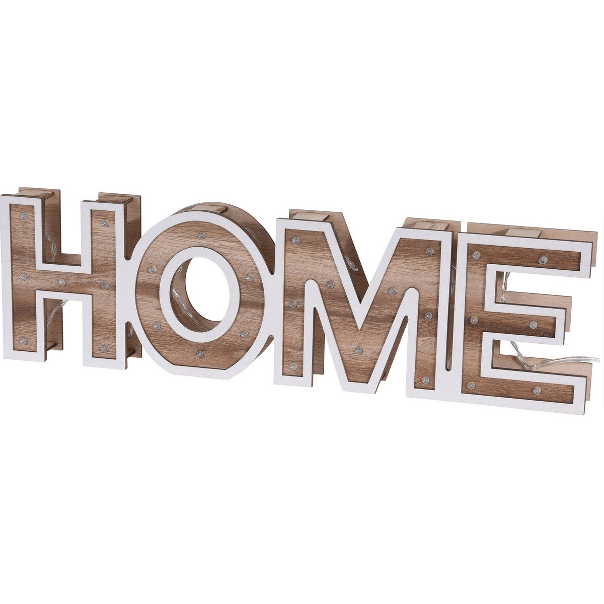 Dekorační dřevěný nápis Home, 38 cm | 4home - pohodlí domova