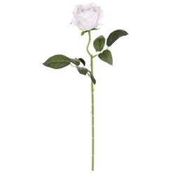 Művirág Fehér rózsa, 1 virág, 15 x 15 x 50 cm | 4home - az otthon kényelme