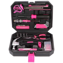 Sixtol Zestaw narzędzi Home Pink, 66 szt. | 4home - domowa przyjemność