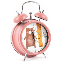 Detský kovový budík Medvedík, 11,8 x 17 x 5,7 cm | 4home - pohodlie domova