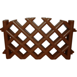 Vrtna ograja z rešetkami rjava | 4home - strokovnjak za vaš dom