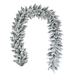 Karácsonyi füzér hóval, 200 cm | 4home - az otthon kényelme