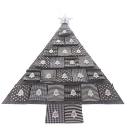 Calendar textil de Advent Gray tree, 68 x 68 cm | 4home - confortul ...