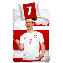 TipTrade Pościel bawełniana Polska Milik Stripe, 160 x 200 cm, 70 x 80 ...