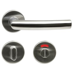 Feronerie de ușă din oțel inoxidabil RK.C-FORM.WC.N | 4home - confortul ...