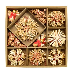 Szalmadísz készlet angyalkákkal, 50 db | 4home - az otthon kényelme