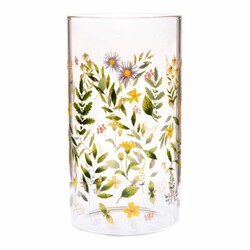 Pahar de sticlă Flori de pajiște, 320 ml | 4home - confortul casei tale