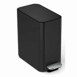 Coș de gunoi îngust Simplehuman cu pedale 5 L, negru | 4home ...