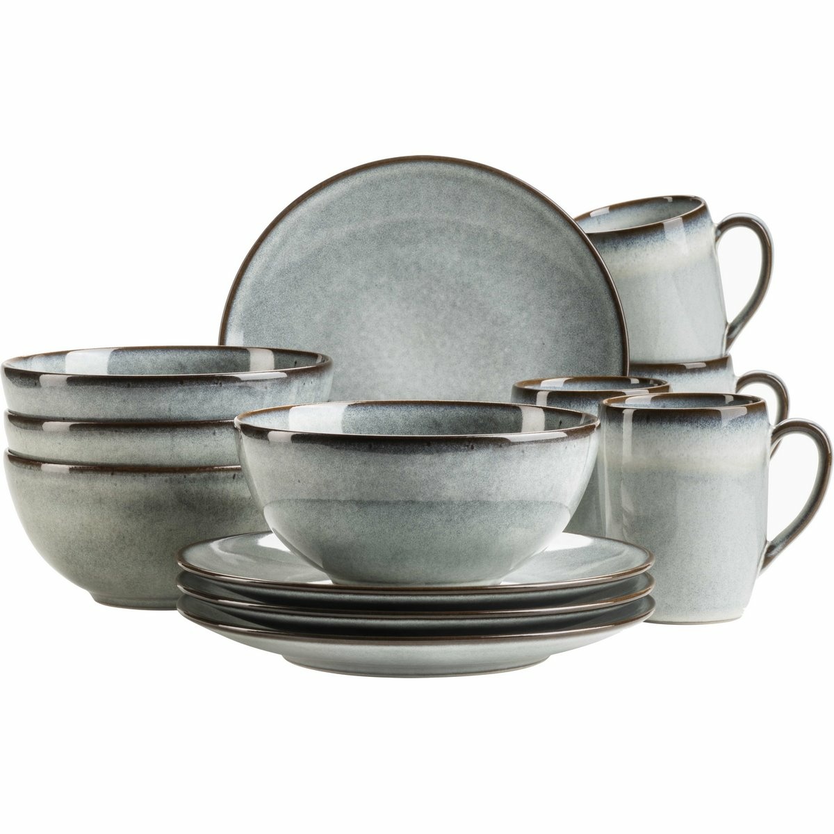 Mäser Súprava riadu na raňajky 12 ks SMOKY'S – modrá