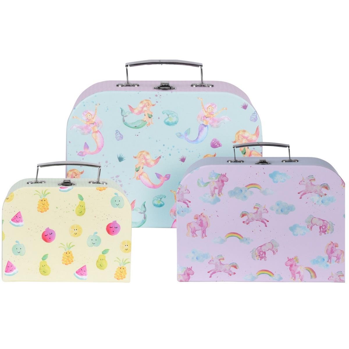 Set valize pentru copii Girls choice, 3 buc. | 4home - confortul casei tale