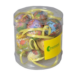 Set de ouă de Paște cu imagine, înălțime 4 cm, 12bucăți în pachet ...