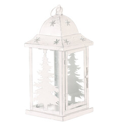 Felinar din metal Conifer, alb, 31 cm | 4home - confortul casei tale