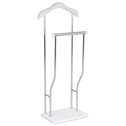 Stummer Diener Dustin Chrom / Weiß, 45 x 108 cm | 4Home - Spezialist ...
