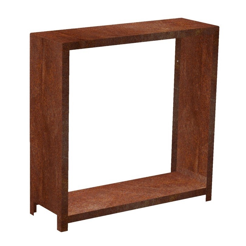 Stora Záhradný drevník 120 x 80 x 40 cm, corten CORGARDEN 1037